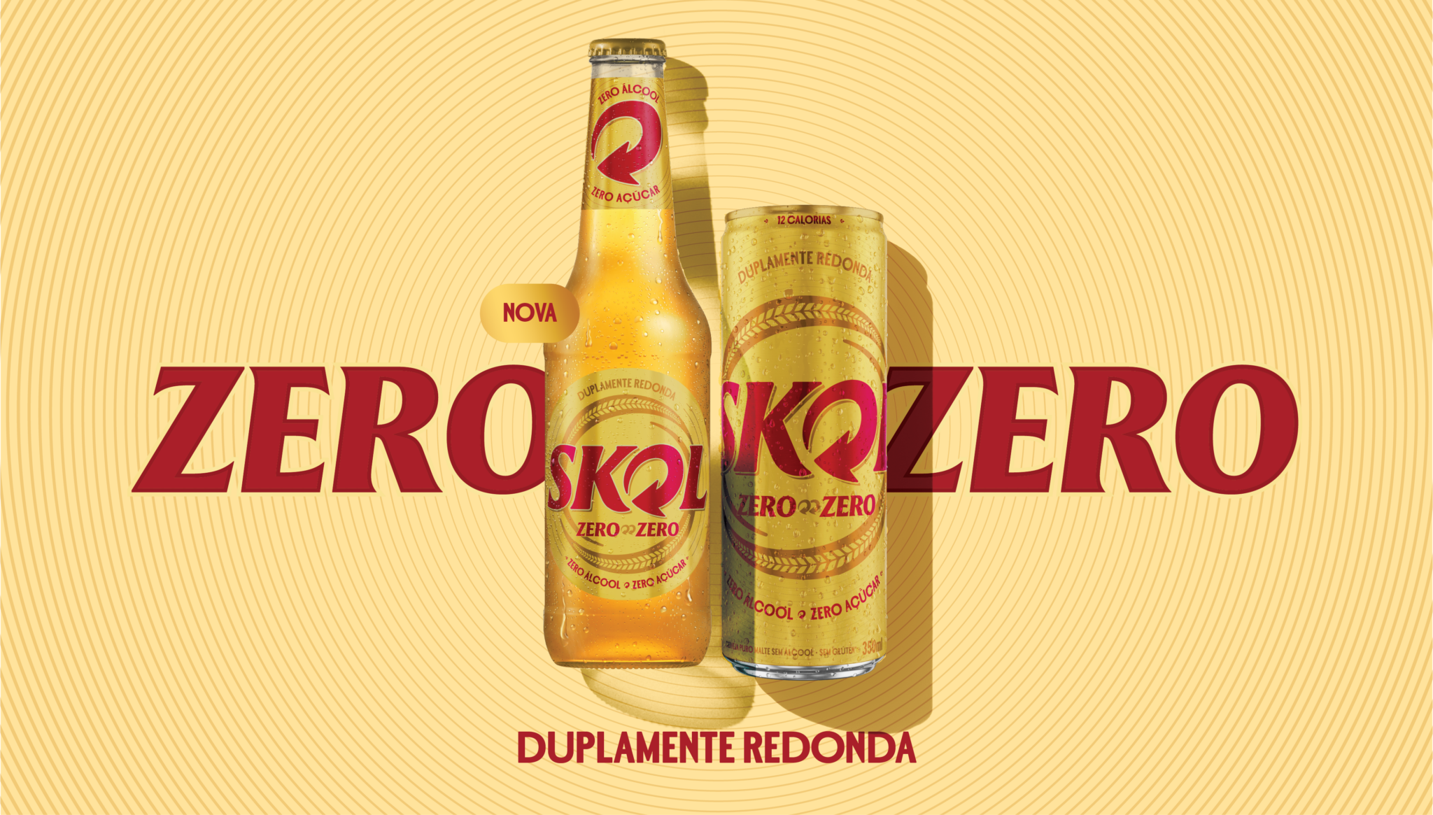 Skol lança primeira cerveja do Brasil com zero álcool e zero açúcar